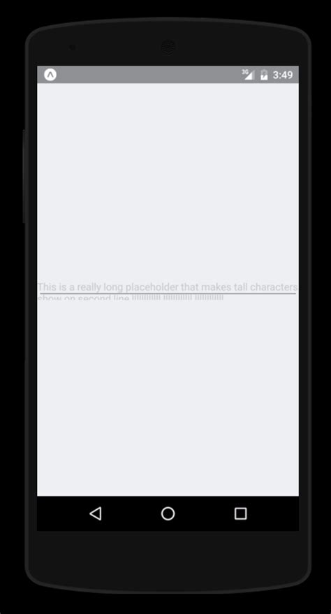 Textinput Displays Placeholder On Multiple Lines When Set Dynamically On Android · Issue 14839