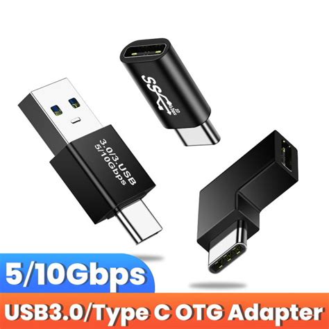 Mini Usb 30 Type C Otg Adapter Type C To Usb Adapter Type C Otg