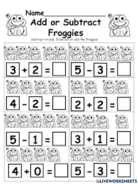 Add And Subtract Online Exercise For Live Worksheets