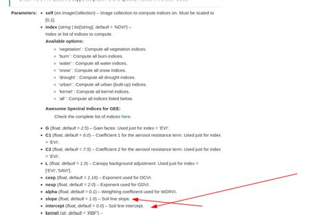 Inquiry In Spectralindices Issue 20 R Earthengine Ee Extra GitHub