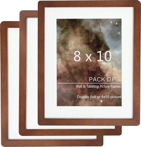Zxt Parts 8x10 Picture Frames Brown Photo Frame Solid