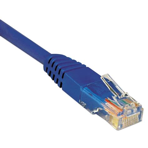 Tripp Lite N002 014 Bl Cat5e 14 Ft 350 Mhz Molded Patch Cable Blue