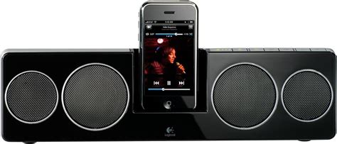 Amazon Com Logitech Pure Fi Anywhere 2 Compact Docking Speakers For IPod And IPhone Black