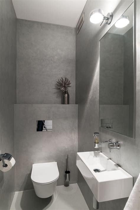This Small Bathroom Shows Just How Effective The Colour Grey Can Be In Small Spaces Small