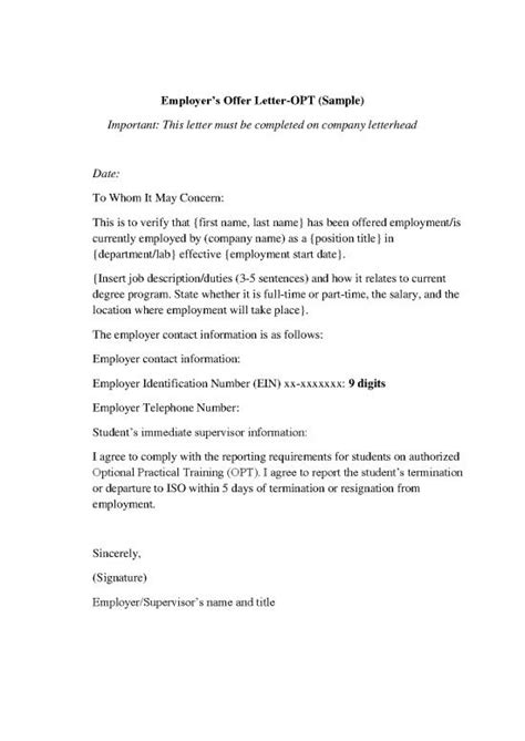 Letter Pdf Sample Opt And Stem Letters