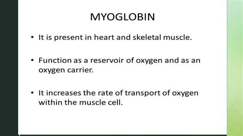 Structure And Biological Role Of Hemoglobin Myoglobin And Chrophyll Biological Nitrogen Fixation