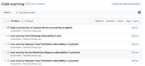 Showing Snyk Security Information In Github Code Scanning Snyk