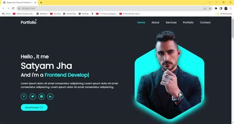 Satyam Jha On Linkedin Webdevelopment Portfolio Frontenddevelopment