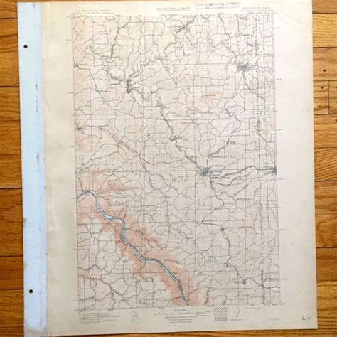 Old Pullman Map Etsy