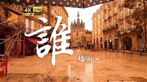 【4k Hi Res】谁 洋澜一 越来越憔悴 也不知为了谁 你去巴黎我在北京 你去巴黎我在北京 哔哩哔哩视频