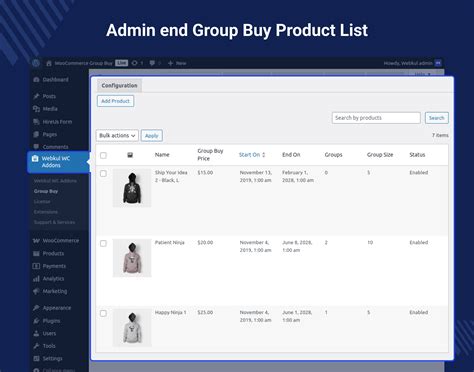 WooCommerce Group Buy Product Deals Wallet Plugin WebKul