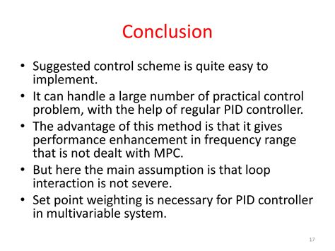 Design Of Decoupled Pid Controllers For Mimo System Copy Ppt