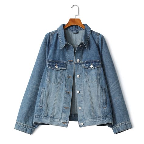 Plus Size Denim Jacket Hello Curve