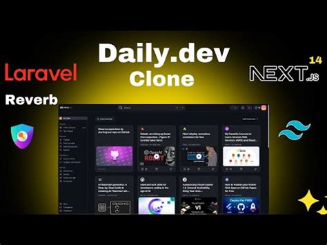 Build Daily Dev Clone Using Nextjs 14 Laravel 11 And Reverb