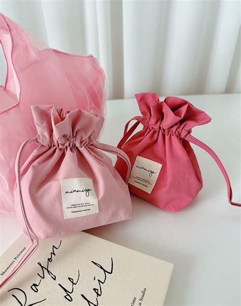 10컬 파스텔톤 미니 복조리 화장품 소품 파우치