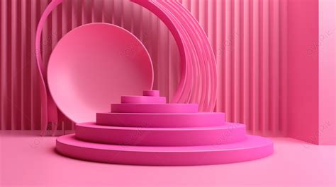 다채로운 방 배경 중앙에 있는 3d 분홍색 구조 핑크색 배경 분홍색 배경 3d 배경 이미지 Hd 핑크색 분홍색 3d 배경 사진 무료 다운로드 Lovepik