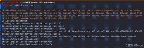 Volatility 工具（volpy）报错 Error Volatilitydebug You Must Specify Something To Do Try H