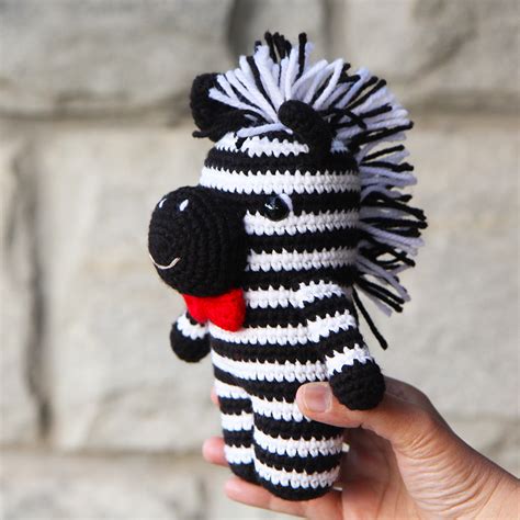 Crochet Zebra Ziggy Free Pattern Chai Coffee Crochet