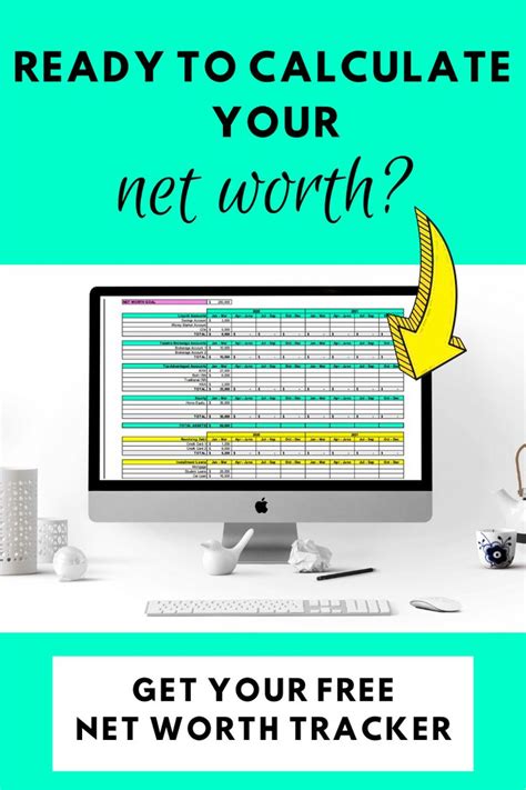 How To Calculate Your Net Worth FREE Net Worth Tracker Included Net Worth Saving Money