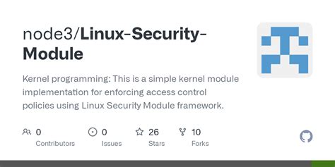 Github Node3linux Security Module Kernel Programming This Is A
