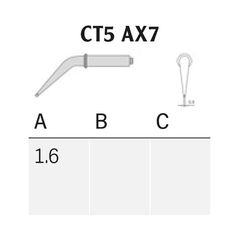 Tip Mm Chisel Deg BENT Weller Hot Tools