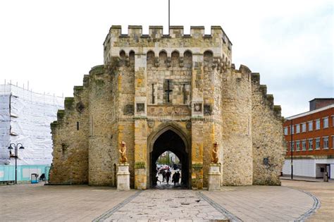 Bargate Medieval Gatehouse In Southampton England United Kingdom