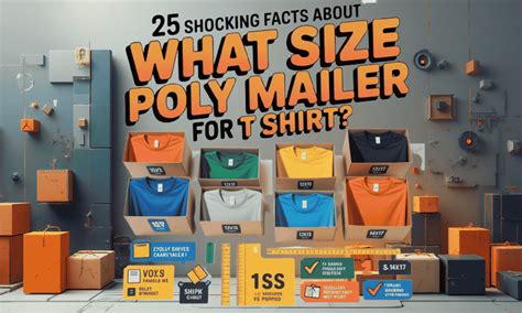 What Size Poly Mailer For T Shirt I Tested 25 Bags To Find Out