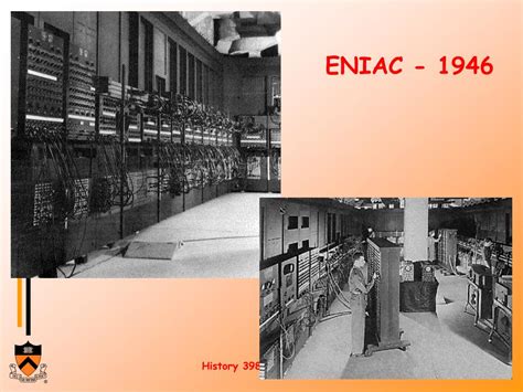 Ppt History 398 Lecture 20 From Eniac To Edvac Powerpoint
