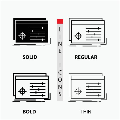 File Object Processing Settings Software Icon In Thin Regular