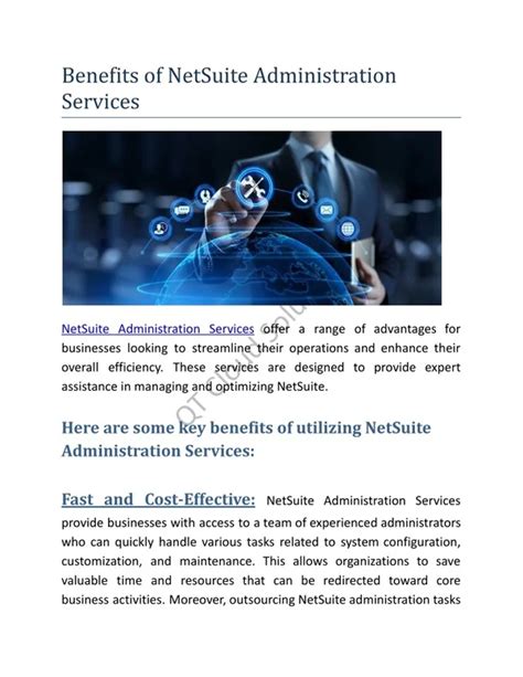Ppt Benefits Of Netsuite Administration Services Powerpoint Presentation Id12263943