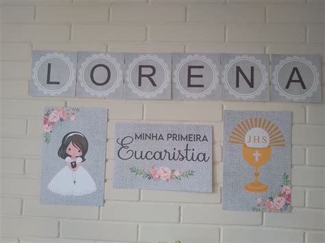 Decoração Parede Primeira Comunhão Elo7 Produtos Especiais