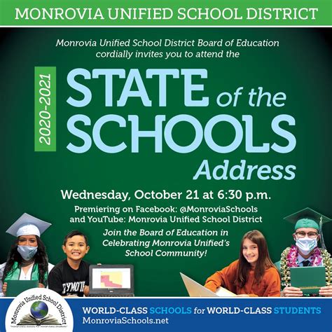 Monrovia Unified School District 2020 21 State Of The Schools Address