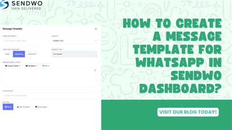 How To Create A Message Template For Whatsapp In Sendwo