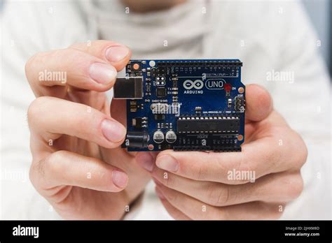 Smart Microcontroller Arduino Uno Modern Concept Stock Photo Alamy