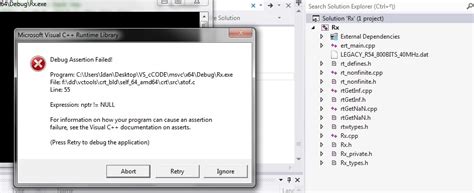 Matlab Cant Read Data From Dat File Vs2012 C Project Created