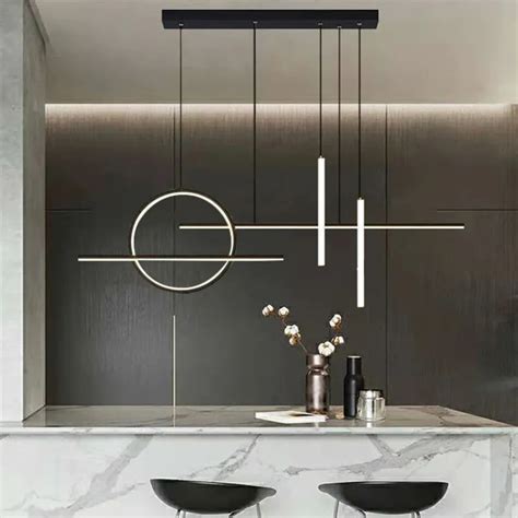 북유럽 스타일 Led 펜던트 조명 블랙 식탁 주방 침실 거실 호텔 레스토랑 커피 홀 서재 실내 집 램프 Aliexpress