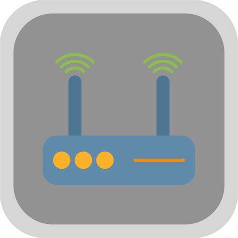 Modem Flat Round Corner Icon 43001297 Vector Art At Vecteezy