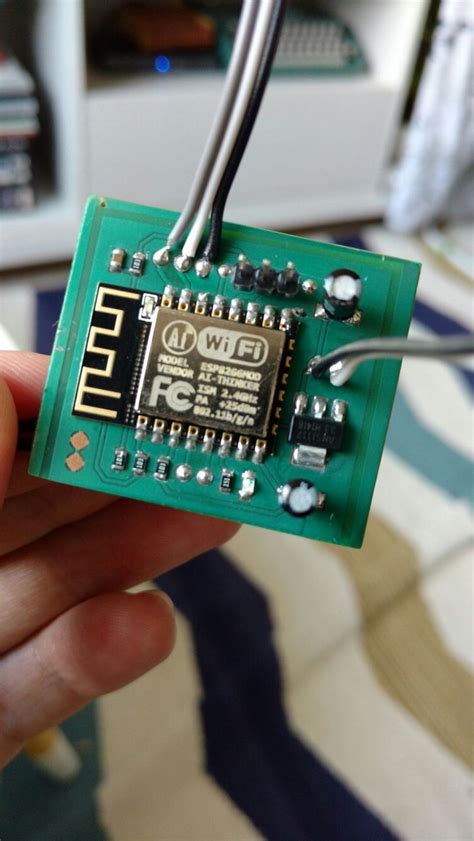 Esp8266 Diy Pcb With Solder Mask Esp Side 2