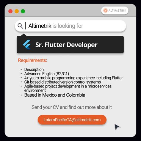 Sandra Treviño On Linkedin Hiringalert Hiring Srflutterdevelopers
