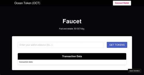 Faucet Ui Codesandbox
