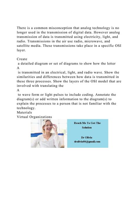 There Is A Common Misconception That Analog Technology Is No Longe Docx