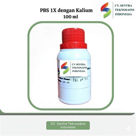 Jual Larutan Pbs 1x Ph 74 100 Ml Dengan Kalium Buffer Fosfat Untuk