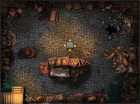 Theres Something In The Basement 4k 12x9 Battlemaps Dnd World