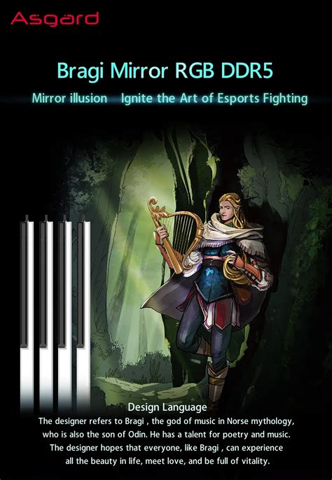 Asgard Bragi Ddr5 32g随机存取存储器6800mhz 16gx2 黑色rgb随机存取存储器水冷外壳照明x M P 3 0台式ddr5随机存取存储器6800mh Buy