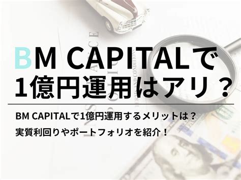 Bmキャピタルで1億円運用するとどうなる？実質利回りやポートフォリオを紹介 ヘッジファンドbm Capital完全ガイド