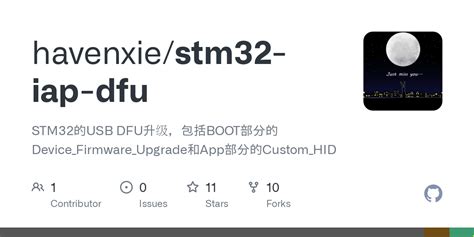 github havenxie stm32 iap dfu stm32的usb dfu升级，包括boot部分的device