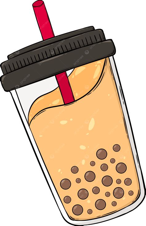 รูปการ์ตูนชานมไข่มุก Png ชานมไข่มุก โบบา ดริ้งค์ ชานมโบบาภาพ Png