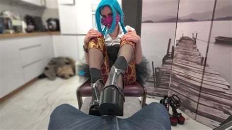 Miriam Rubs Your Penis In Jeans With Her Black High Hells Shoes Part 1 4k Dominant Femine