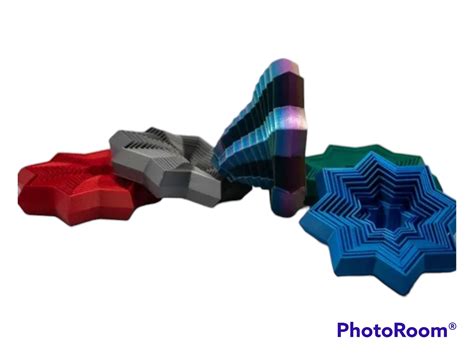 Fidget Star Stl Etsy