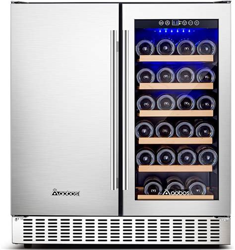 Aaobosi Wine And Beverage Refrigerator 30 Inch Dual Zone Wine Cooler Built In Or